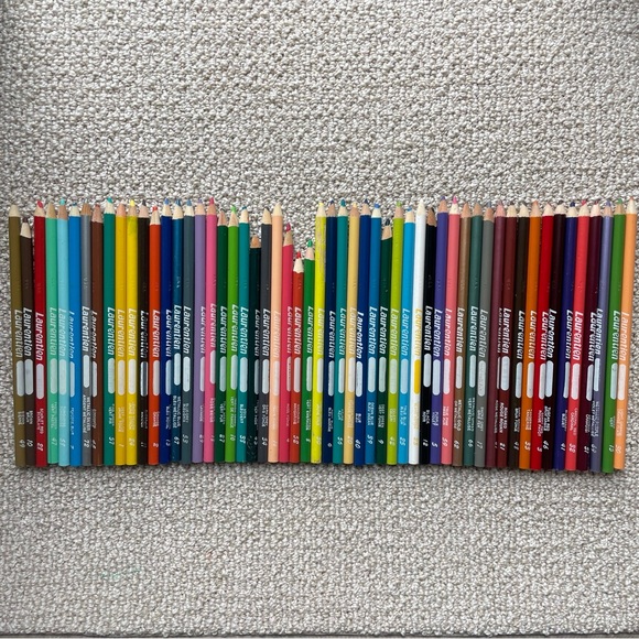 laurentien | Office | 55 X Vintage Laurentien Coloured Pencils Crayons ...